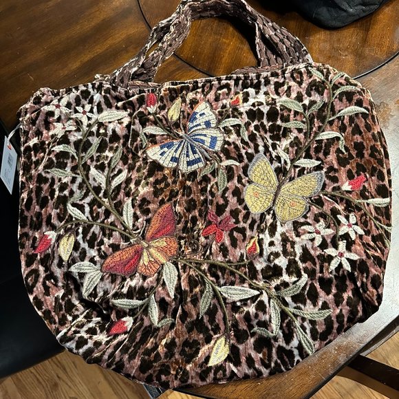Johnny Was | Bags | Johnny Was Penelope Velvet Tote Bag | Poshmark